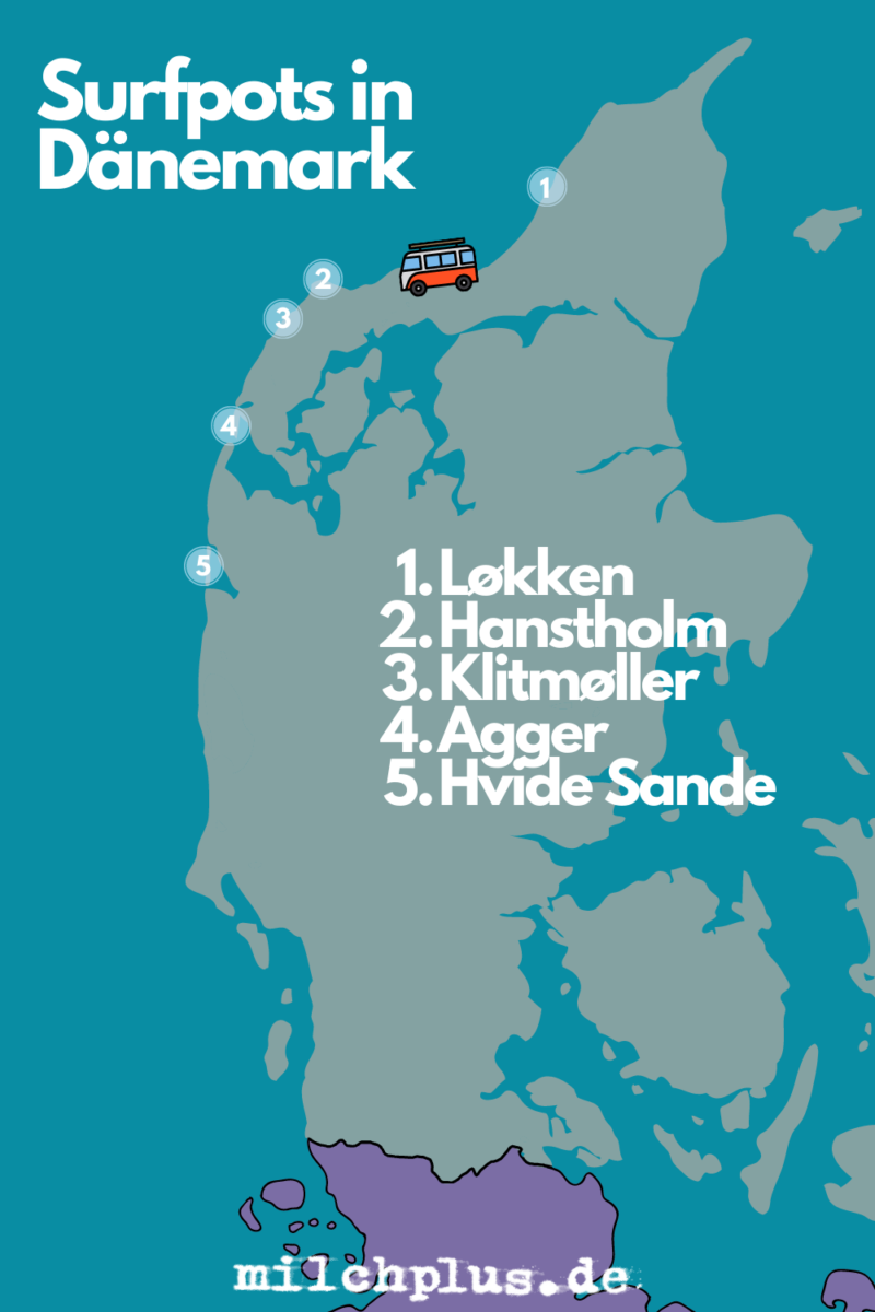 Surfen in Dänemark: Top Surfspots & Surfcamps!
